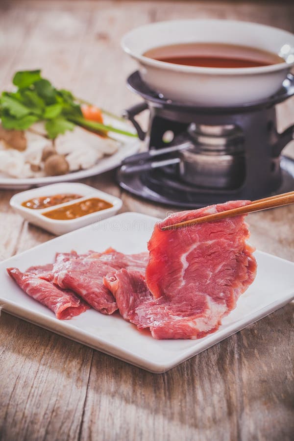 Shabu Shabu stock photo. Image of japanese, beef, food - 86648258