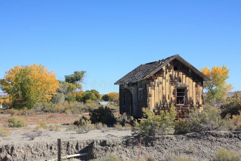 Shack in desert stock photo. Image of abandoned, ramshackle - 8748568