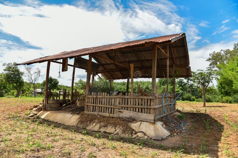Shack stock photo. Image of country, broken, ranch, peaceful - 73630870