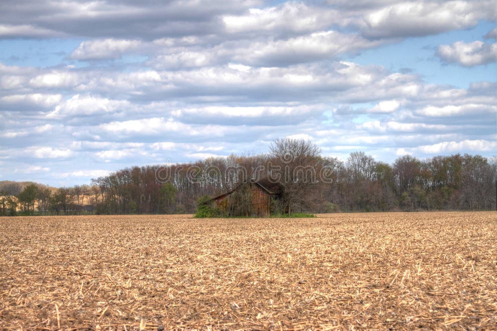 Shack in Vast Field stock photo. Image of shack, field - 25262484