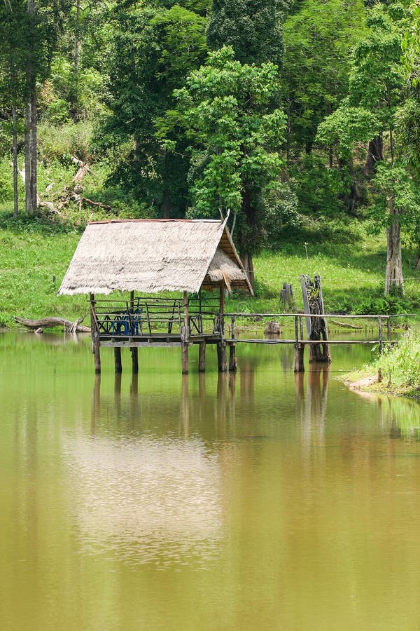 Shack on a water stock image. Image of landscape, idyllic - 29381141