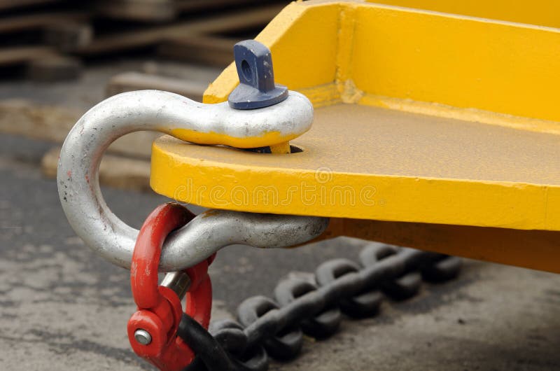 Shackle stock photo. Image of hawser, cage, shackles - 131552142
