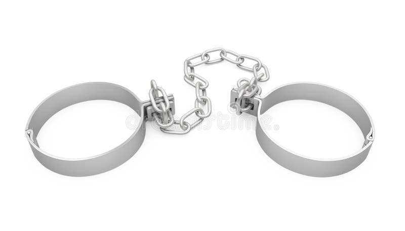 Shackles Isolated stock illustration. Illustration of background ...
