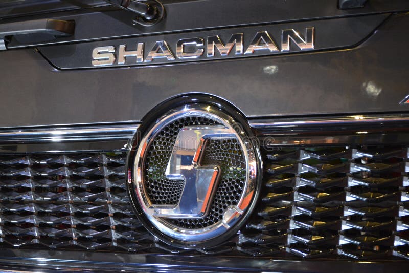 Shacman X5000 Emblem at Philconstruct in Pasay, Philippines Editorial ...
