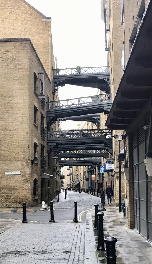 The Shad Thames in London editorial image. Image of dock - 320683505