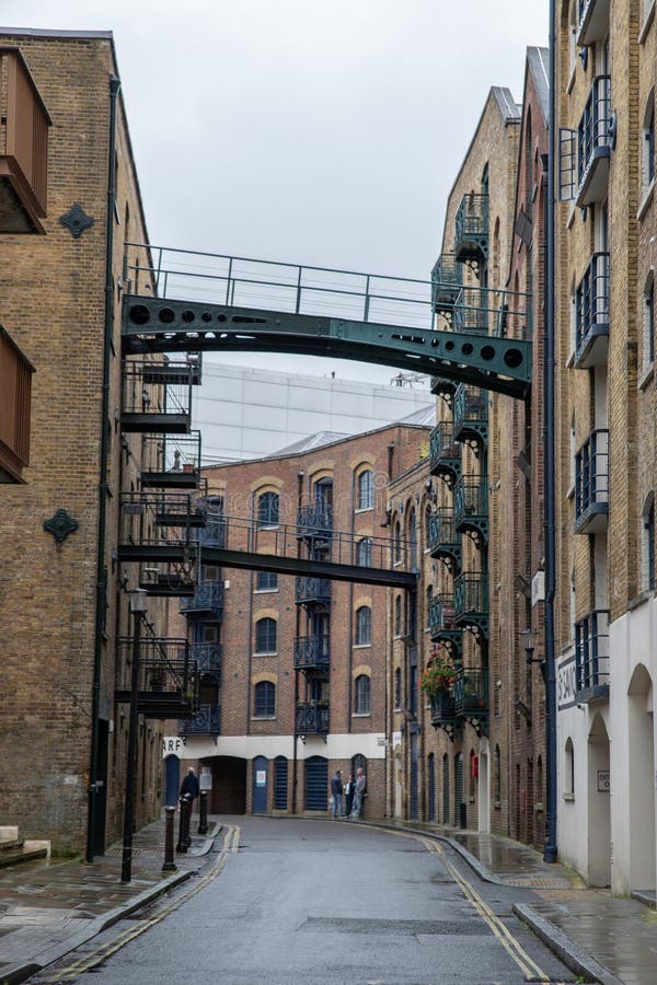 The Shad Thames in London stock photo. Image of dock - 320683522