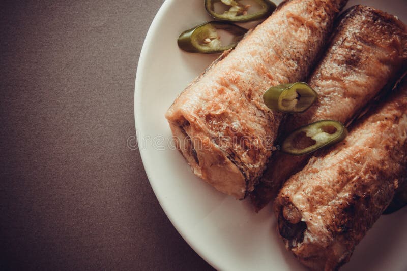 Shad with Tomato and Chilli Stock Image - Image of radish, gourmet ...