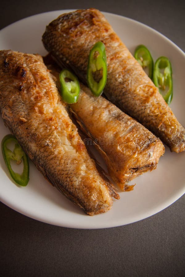 Shad with Tomato and Chilli Stock Photo - Image of cucumber, grill ...