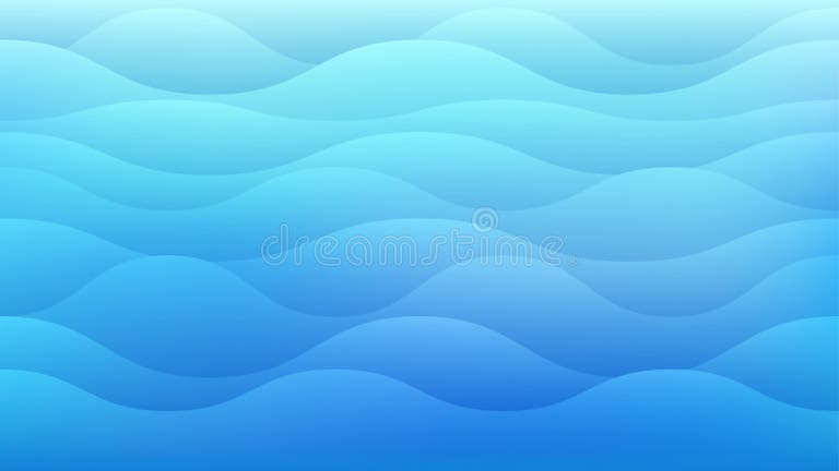 Shade of Blue Wavy Background Stock Vector - Illustration of ...