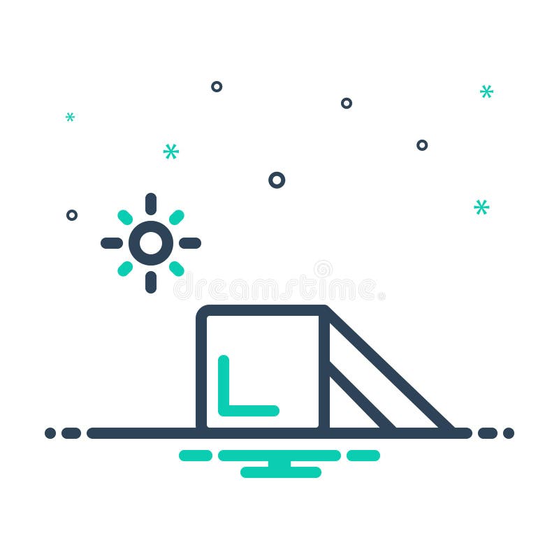 Mix Icon for Shade, Shadow and Shady Stock Vector - Illustration of ...