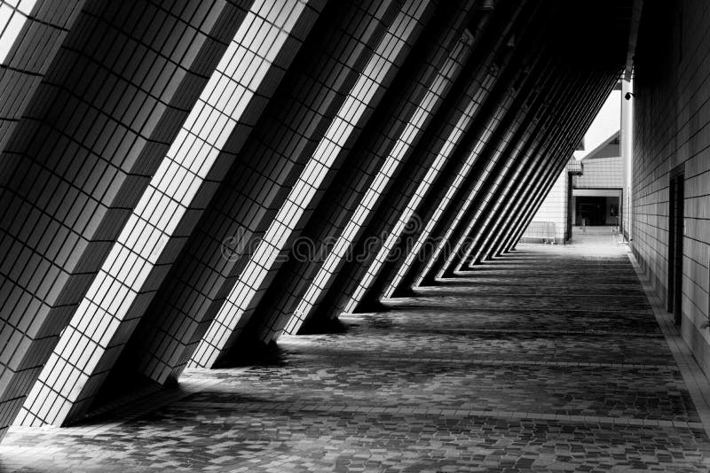 Shade of Light through Part of Building Stock Photo - Image of ...