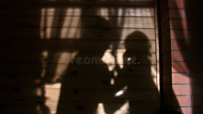 Shade of Person with Child on Stock Footage - Video of levitate ...