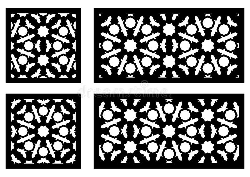 Shade Screen, Privacy Fence Template. Laser Cut Vector Panel, Screen ...