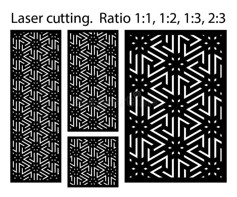 Shade Screen, Privacy Fence Template. Laser Cut Vector Panel, Screen ...