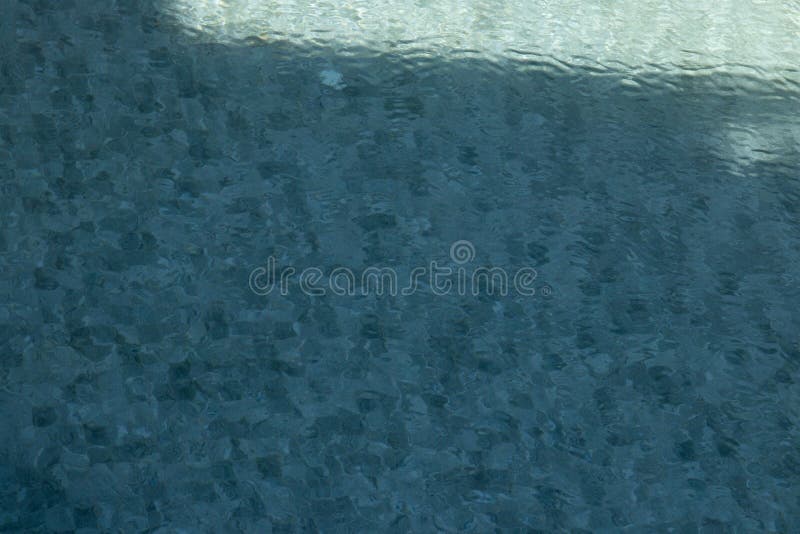 Shade and Shadow on the Blue Swimming Pool Stock Photo - Image of deep ...