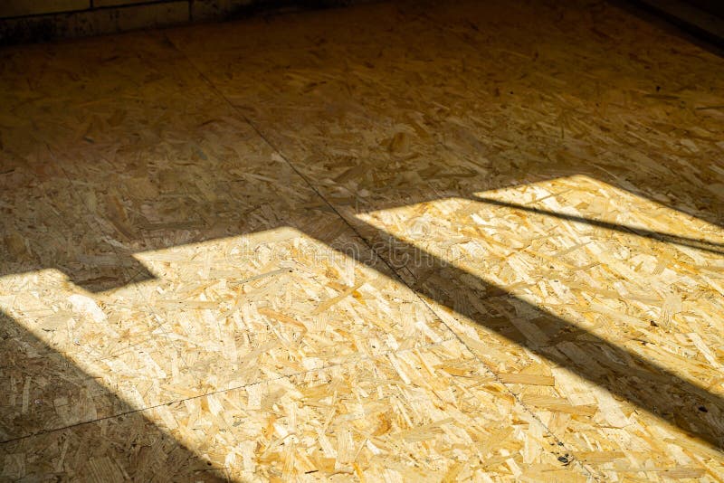 Shade from the Sun on the Floor of Osb Panels. Shadow from the Window ... Shade from the Sun on the Floor of Osb Panels. Shadow from the Window ...