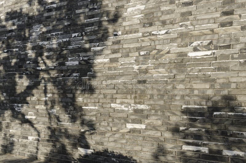 In the shade of the walls stock image. Image of city - 48117447