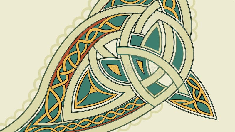 Shaded Celtic Knot Triangle, Depth Effect Vector, 3D Knot Work ...