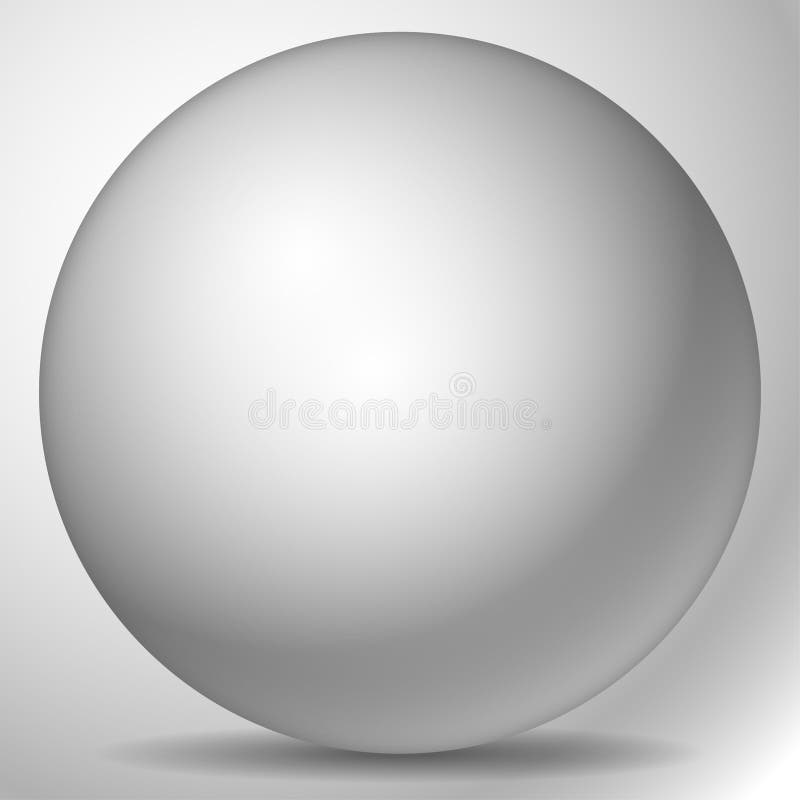 Shaded 3d Sphere Icon, Vector Illustration Stock Vector - Illustration ...