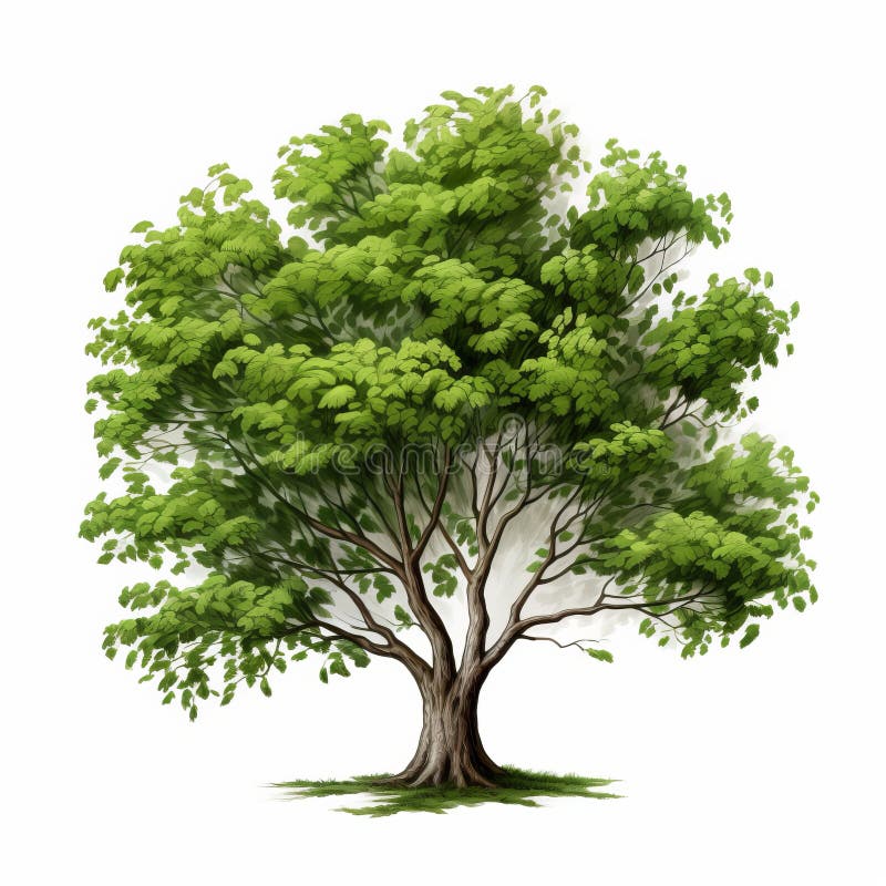 Shaded Tree Illustrations: Lifelike Renderings with Elegant Inking ...