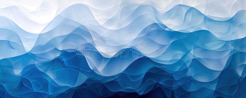 Shades of Blue Abstract Pattern Stock Illustration - Illustration of ...