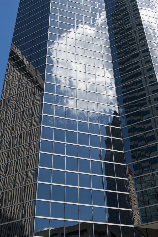 Vertical and Horizontal Lines. Glass and Steel Modern Architecture ...