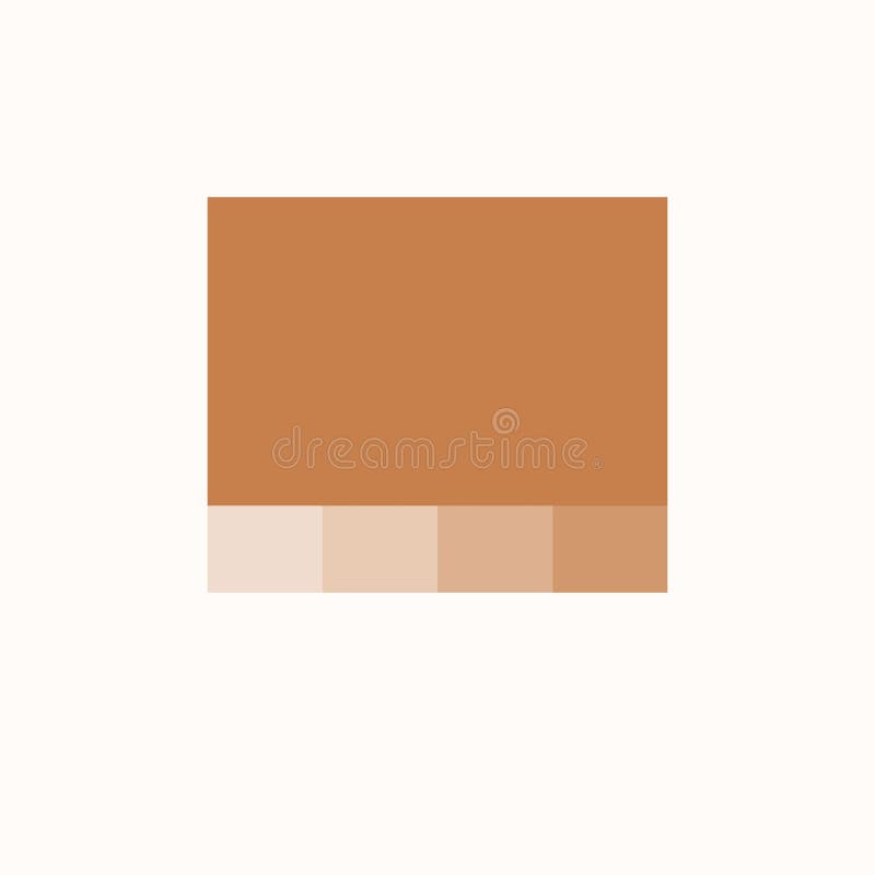 Shades Of Brown Color Board Stock Illustration Illustration Of Brown Floor 254464660