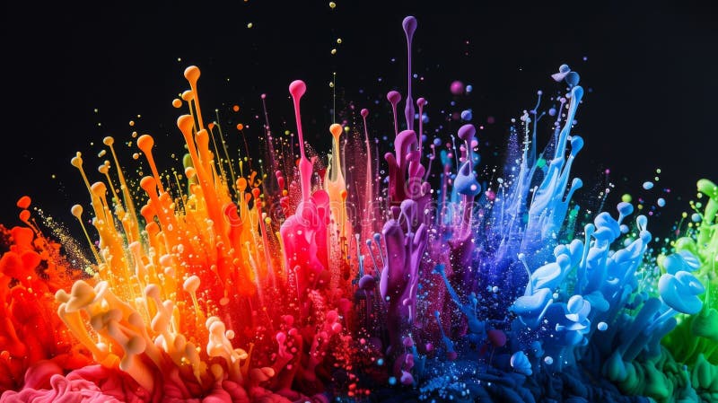 Shades of Every Color of the Rainbow Collide and Blend on the Stark ...