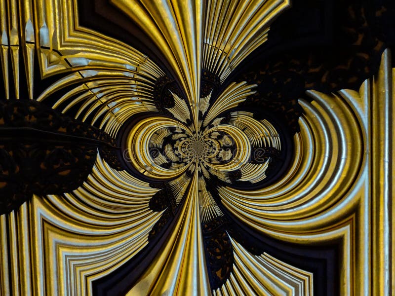 Shades of Gold Abstract Material Design Background Stock Illustration ...