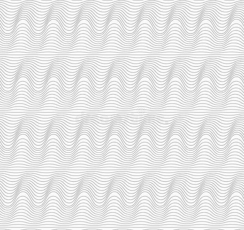 Shades of Gray Irregular Waves Stock Vector - Illustration of tile ...