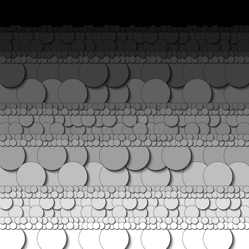 Shades of Grey Abstract Shapes Background Art Stock Illustration ...