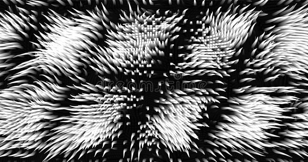 In Shades of Grey Abstract Texture Created with Gradient Flow and 3D ...