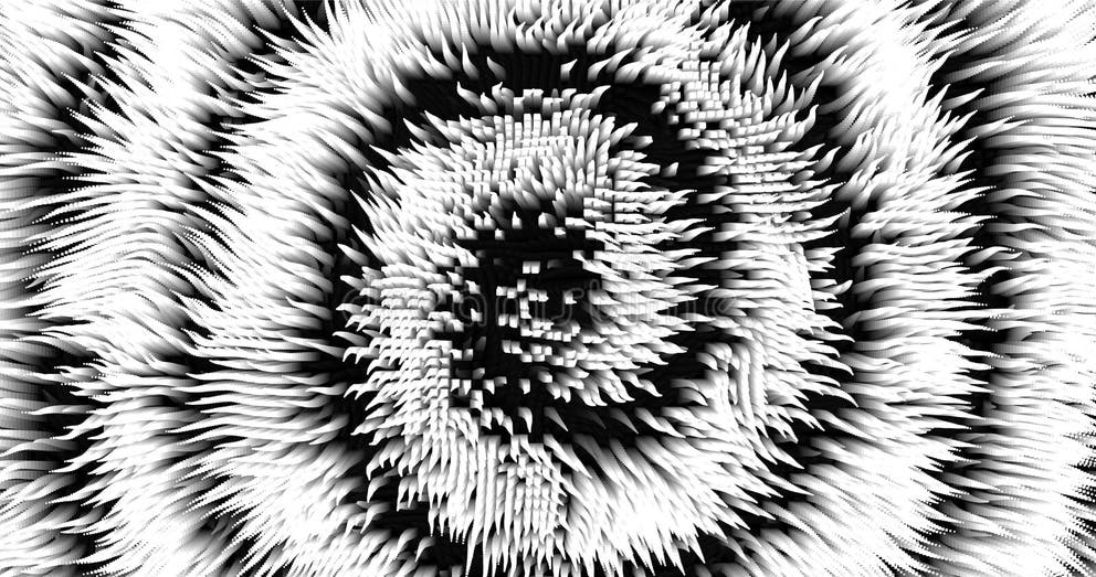 In Shades of Grey Abstract Texture Created with Gradient Flow and 3D ...