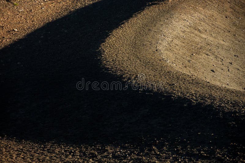 Shades of Light Around the Rim of Cinder Cone Stock Photo - Image of ...