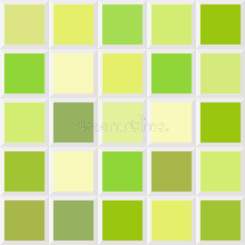 Shades of Lime, Color Palette Scheme Tile Stock Vector - Illustration ...