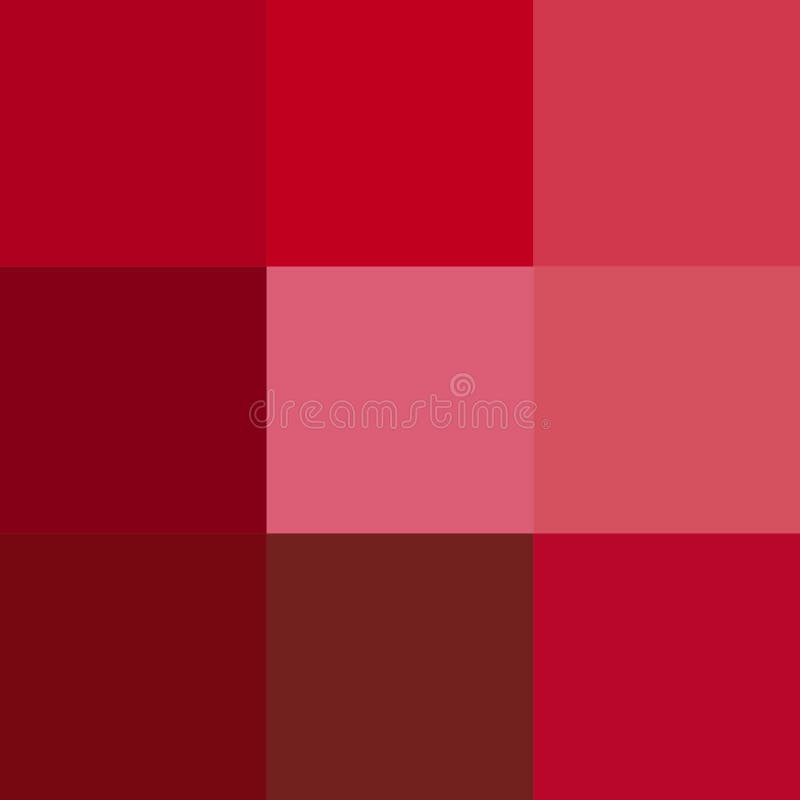 Shades of Red Squares Flat Texture Stock Illustration - Illustration of ...