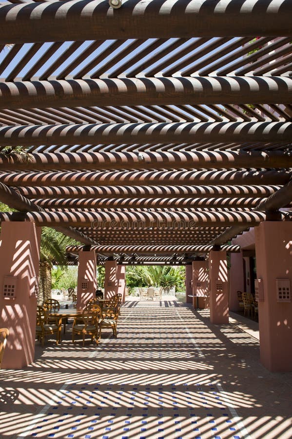 Shades on terrace stock photo. Image of texture, light - 85092684