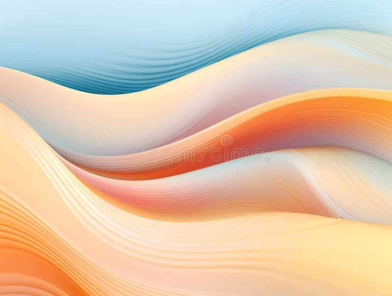 Shading Gradient Wave Background. Stock Illustration - Illustration of ...