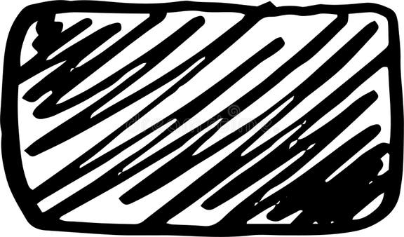 Shading rectangle stock illustration. Illustration of simple - 272569932