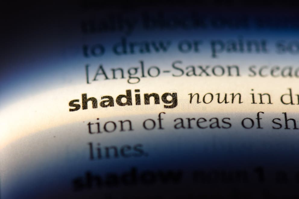 Shading stock image. Image of closeup, definition, text - 126618627