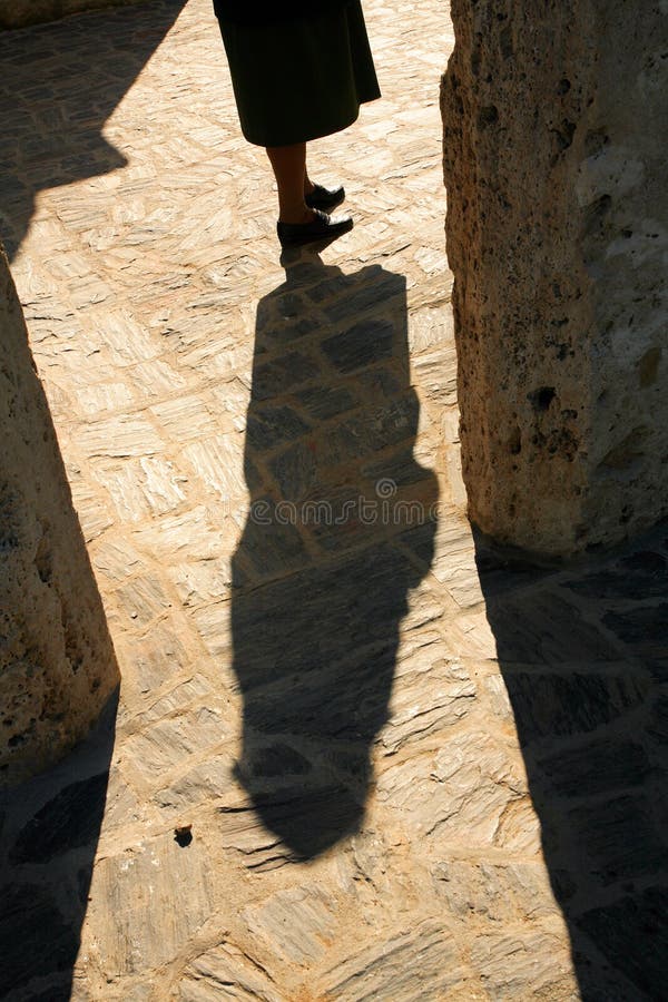 Shadow stock image. Image of legs, shadow, stone, woman - 2285551