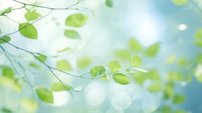Shadow abstract spring stock illustration. Illustration of budding ...