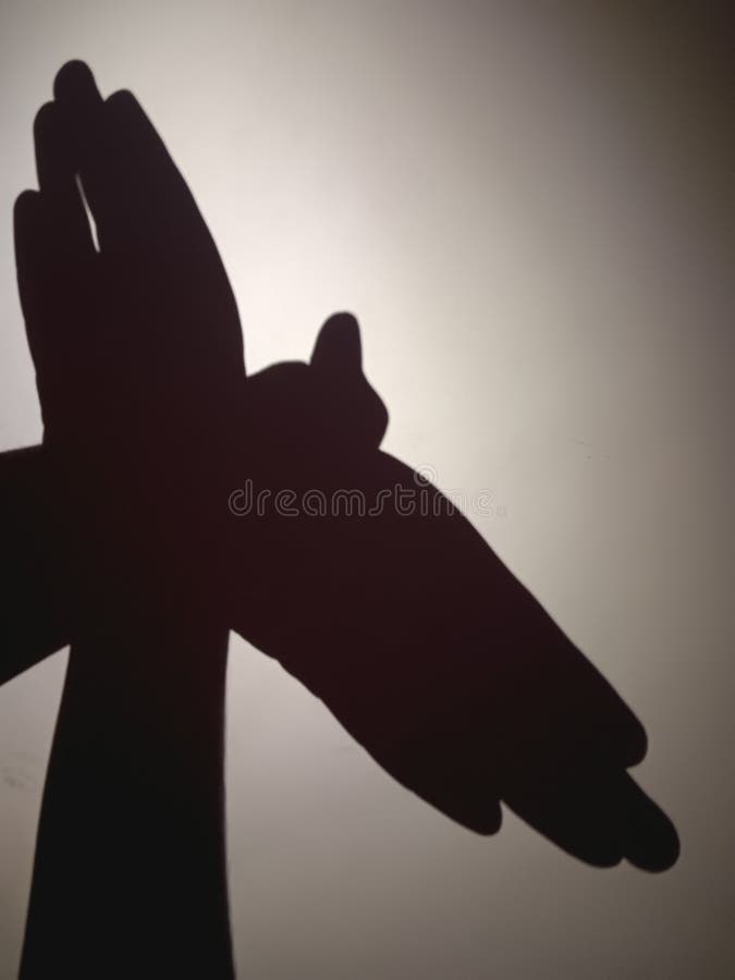 Shadow Animals with Hands and Light Stock Image - Image of brand, white ...
