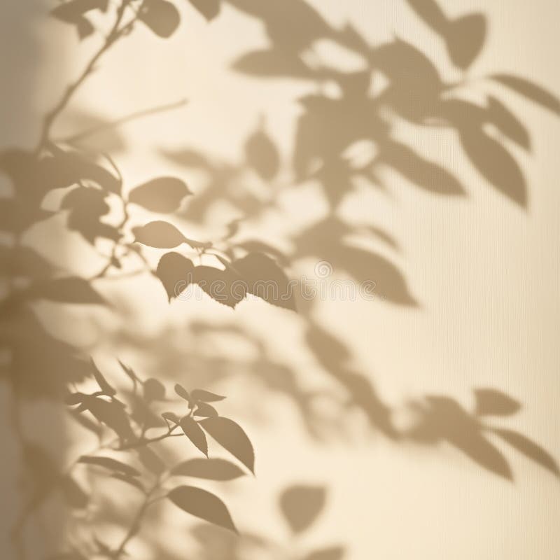 The Shadow of an Apple Tree Branch Falling Stock Illustration ...