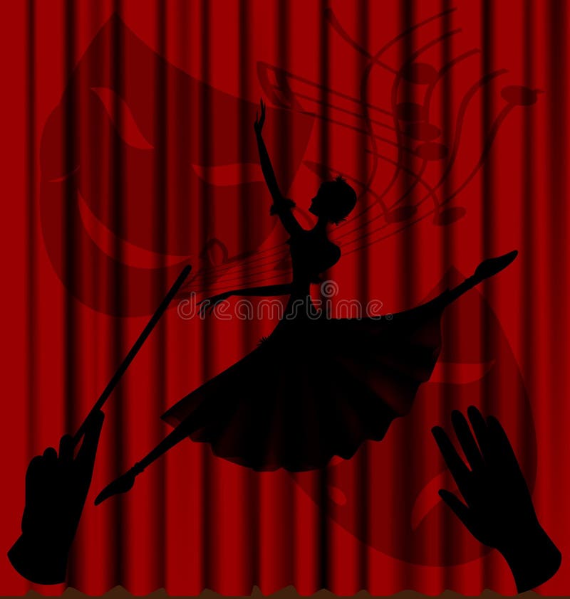 Shadow of Lady and Golden Cage Stock Vector - Illustration of frame ...