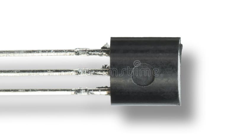 Shadow Behing a Small Transistor Stock Image - Image of device ...