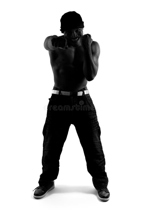 Shadow Boxing stock image. Image of endurance, determination - 66758205