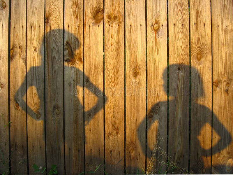 Shadow of Amicable Boy and Girl Which Embrace Stock Photo - Image of ...