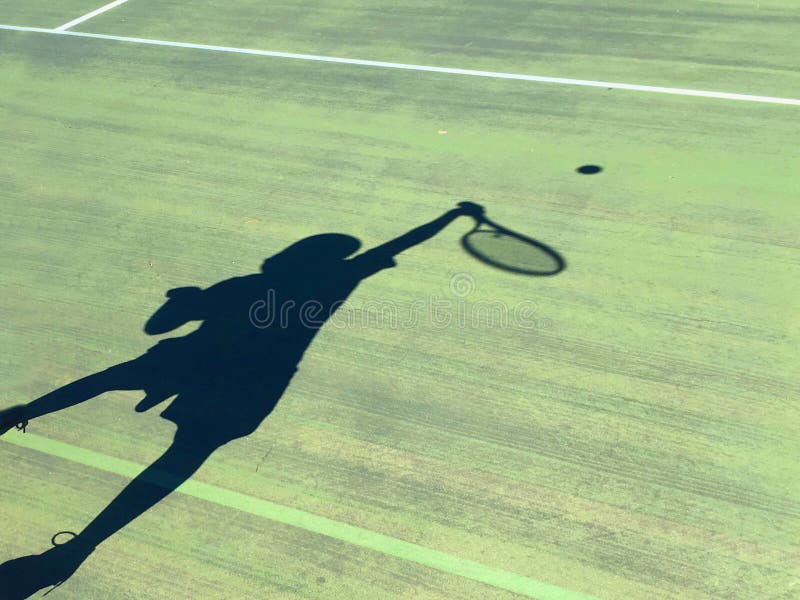Silhouette Boy Tennis Racket Stock Photos - Free & Royalty-Free Stock ...