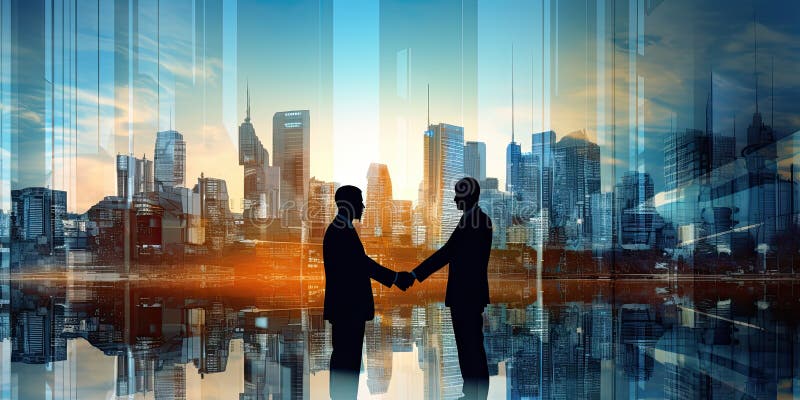 Shadow Business Agreements Concept. Stock Image - Image of indoors ...